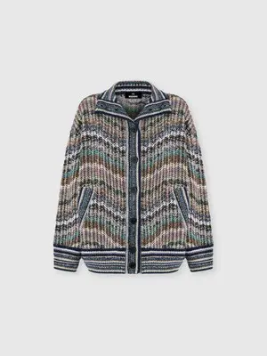 Missoni Oversized Cardigan With Sequin Applications - Multicoloured