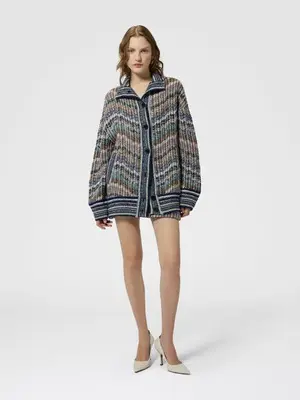 Missoni Oversized Cardigan With Sequin Applications