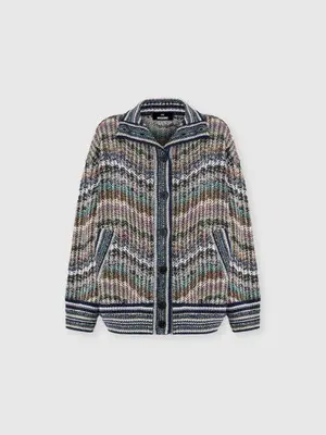 Missoni Oversized Cardigan With Sequin Applications