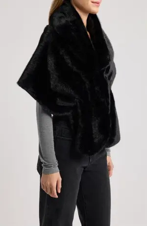 Surell Faux Fur Shawl
