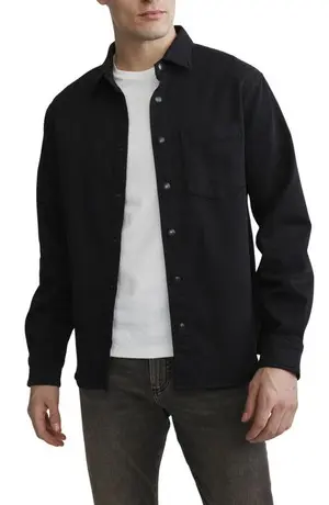 DL1961 Dominick Knit Denim Shirt - Cavern