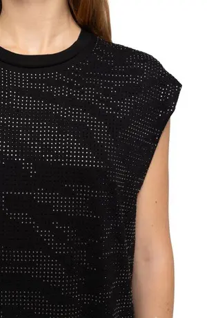 Zadig&Voltaire Roe Strass Zebra Sleeveless Cotton Dress
