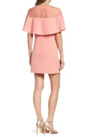 BB DAKOTA OCCASION Bb Dakota Lace Capelet Dress