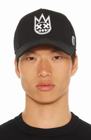 CULT OF INDIVIDUALITY Shimuchan Logo Trucker Hat - Black