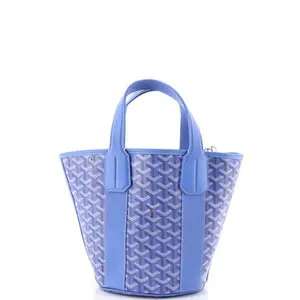 Goyard Belharra Tote Coated Canvas Pm - Blue
