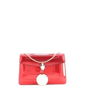 BVLGARI Serpenti Forever Shoulder Bag Patent Medium