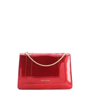 BVLGARI Serpenti Forever Shoulder Bag Patent Medium