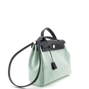 Hermès Herbag Zip Criss Viking Toile And Leather 31