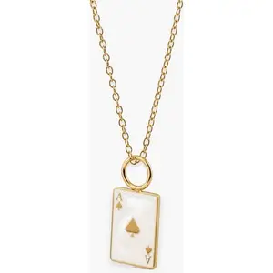 MEIDEYA Poker Ace Necklace - Gold