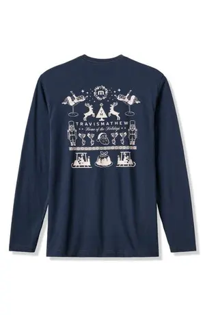 Travis Mathew Winter Wonder Graphic Long Sleeve T-shirt