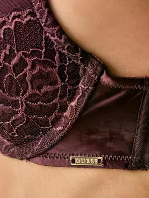 Guess Jennifer Lace-panelled Push-up Bra
