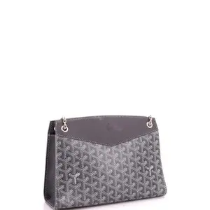 Goyard Structured Rouette Chain Shoulder Bag Coated Canvas Pm