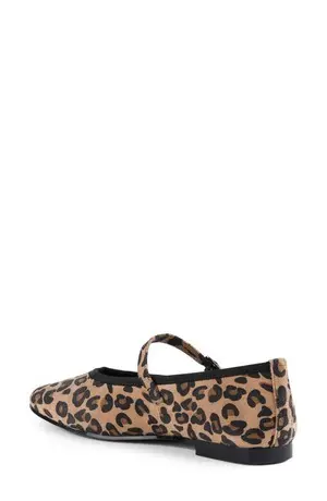 Seychelles Frankly My Dear Mary Jane Flat - Natural Leopard