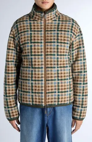 Moncler Fleece Zip Up Cardigan