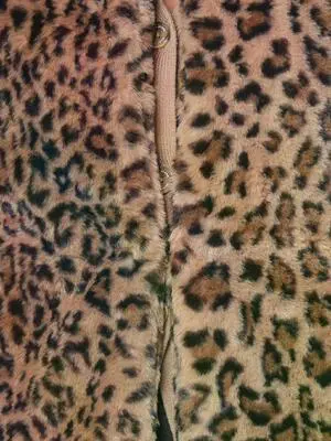 Dkny Leopard-print Faux-fur Vest