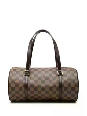 LOUIS VUITTON 2005 Damier Ebene Papillon 30 Handbag
