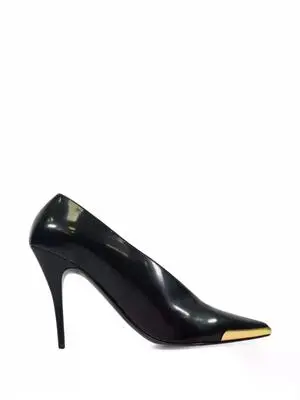 Stella McCartney Pointed-toe Metal-cap Pumps