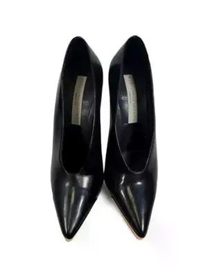Stella McCartney Pointed-toe Metal-cap Pumps