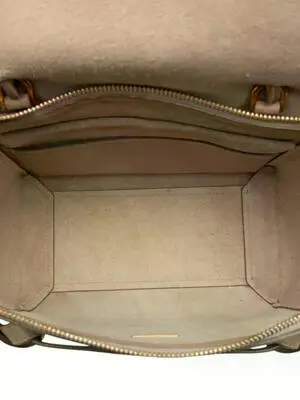 Celine 2019 Micro Grained Calfskin Belt Bag Satchel
