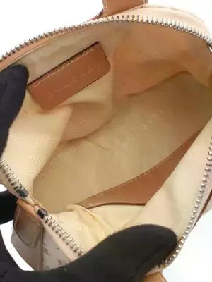 BVLGARI 2010-2026 Mini Logomania Canvas Handbag