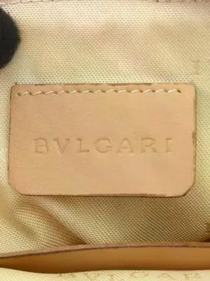 BVLGARI 2010-2026 Mini Logomania Canvas Handbag