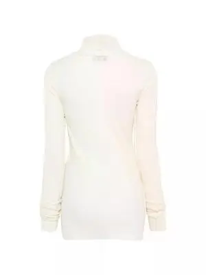 Soeur Lois High-neck Long-sleeve T-shirt - Neutrals