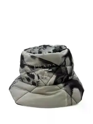 Prada Quilted Camouflage-print Bucket Hat