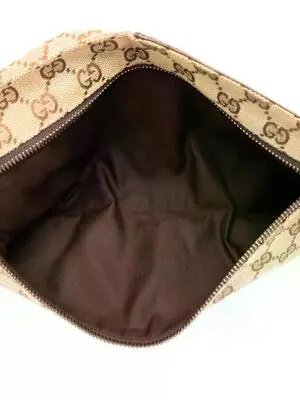 Gucci 2000-2015 Gg Canvas Web Double Pocket Belt Bag - Neutrals