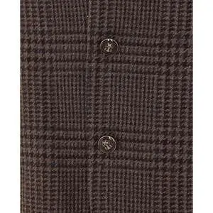 Brunello Cucinelli Tailored Prince Of Wales Cashmere Jacket