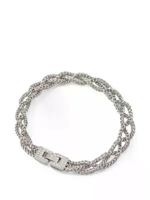 Guess Braided Chain Bracelet - Silver