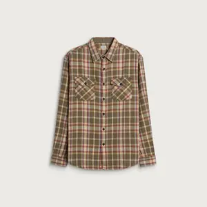 KHAKIS Heavy Flannel Shirt - Tan