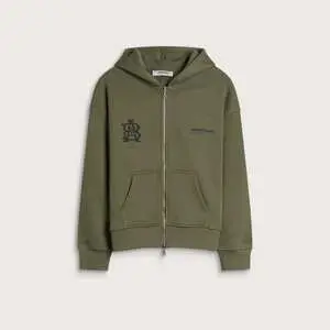ABOUT:BLANK Dual Logo Zip Hoodie - Clover/black