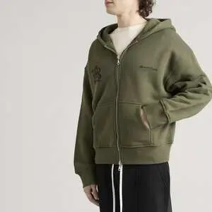 ABOUT:BLANK Dual Logo Zip Hoodie - Clover/black