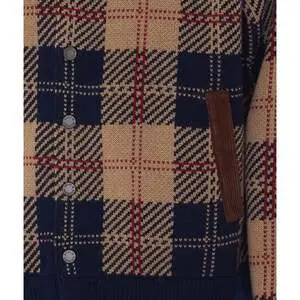 Guest In Residence Tartan Bomber