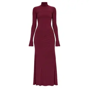 ALOMA STUDIO Eternal Maxi Dress Wine - Red