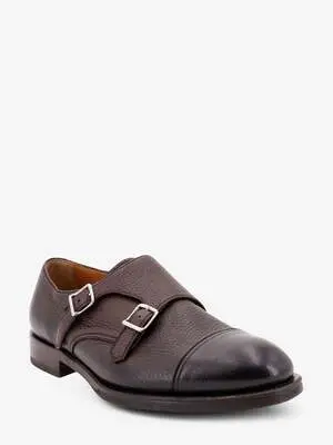 DOUCAL'S Leather Doublebuckle Loafers