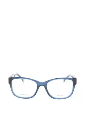 Carolina Herrera Rectangle-frame Glasses - Blue