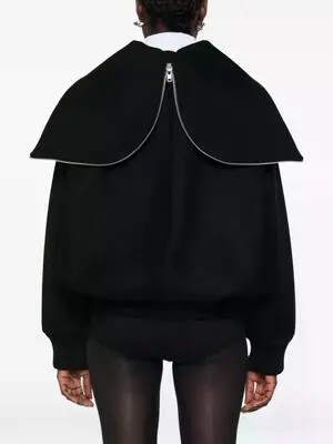 Simone Rocha Crystal-embellished Sailor-collar Jacket