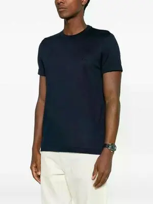 Kiton Logo-embroidered Round-neck T-shirt