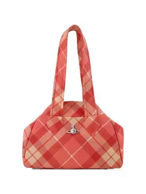 VIVIENNE WESTWOOD Archive Check Shoulder Bag