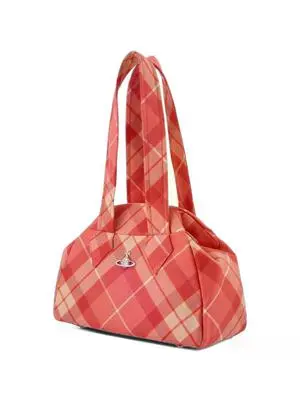 VIVIENNE WESTWOOD Archive Check Shoulder Bag