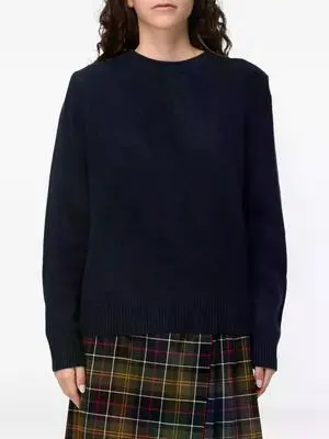 Barbour Ribbed-trim Crew-neck Sweater