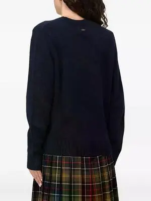Barbour Ribbed-trim Crew-neck Sweater