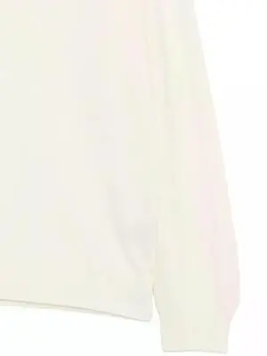 DELLA CIANA Crew-neck Long-sleeve Sweater - White