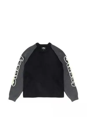 StÜssy Logo-print Raglan-sleeves Sweatshirt