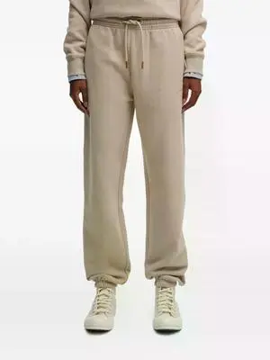 Superdry Logo-embroidered Drawstring Track Pants - Neutrals