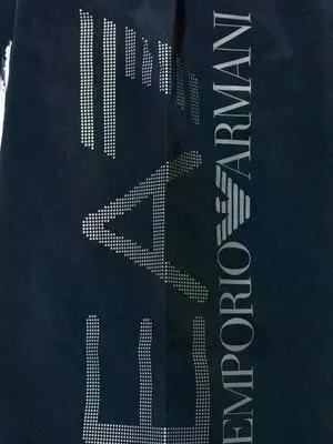 EA7 Logo-print Swim Shorts