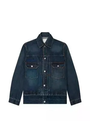 Sacai Contrast-stitch Denim Jacket