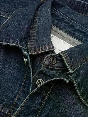 Sacai Contrast-stitch Denim Jacket