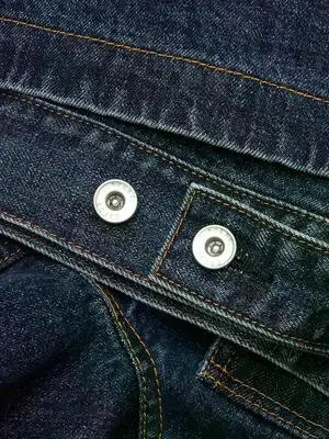 Sacai Contrast-stitch Denim Jacket